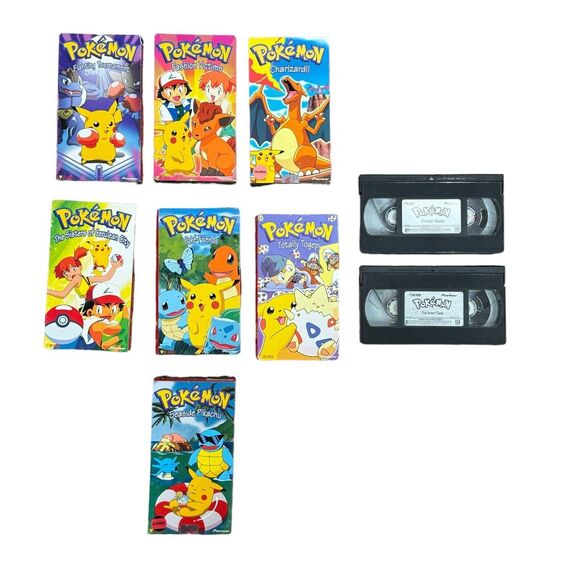 Media | Vintage Pokmon Vhs Lot Set Of 9 9s | Poshmark